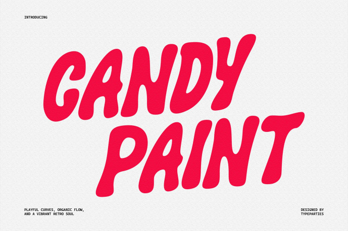 CandyPaint Display Font - Free Font