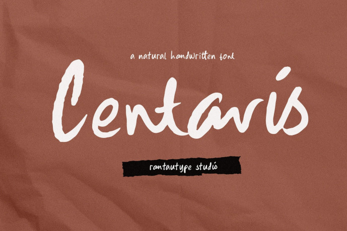 Centaris Natural Handwritten Font - Free Font