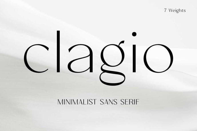 Clagio – Modern Sans Familiy - Free Font