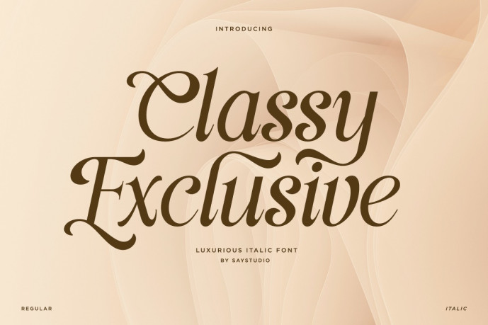 Classy Exclusive Font - Free Font
