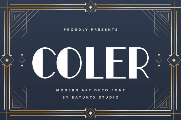 Coler - Art Deco Font - Free Font
