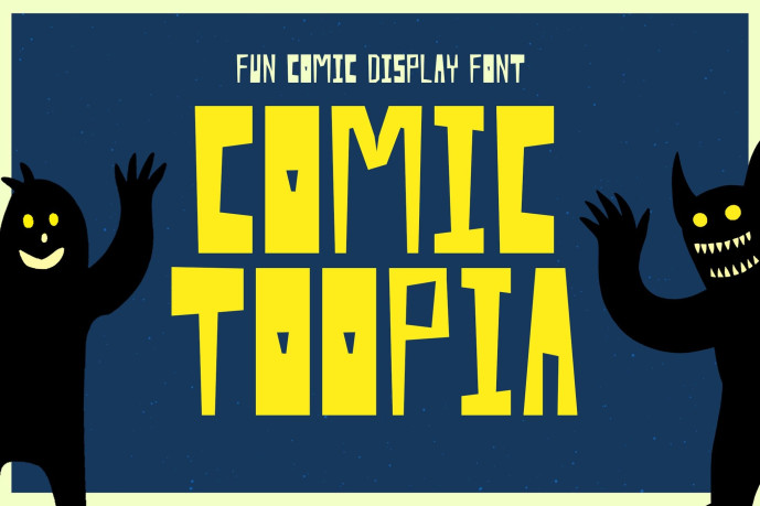Comic Toopia - Display Font - Free Font