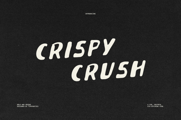 CrispyCrush Display Font - Free Font