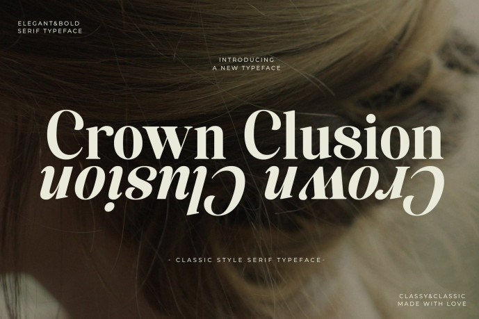 Crown Clusion Serif Font - Free Font