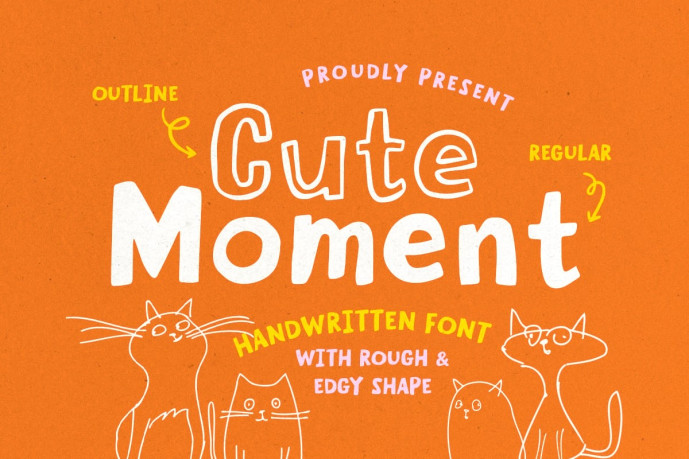 Cute Moment - Handwritten Font - Free Font