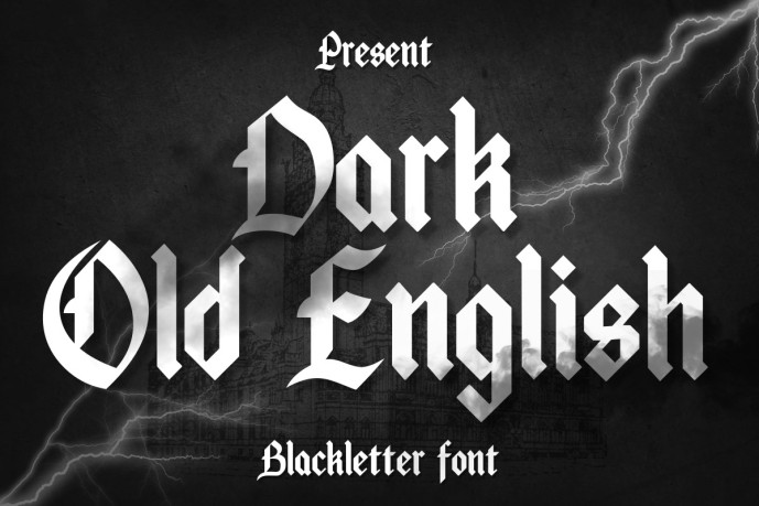 Dark Old English Font - Free Font