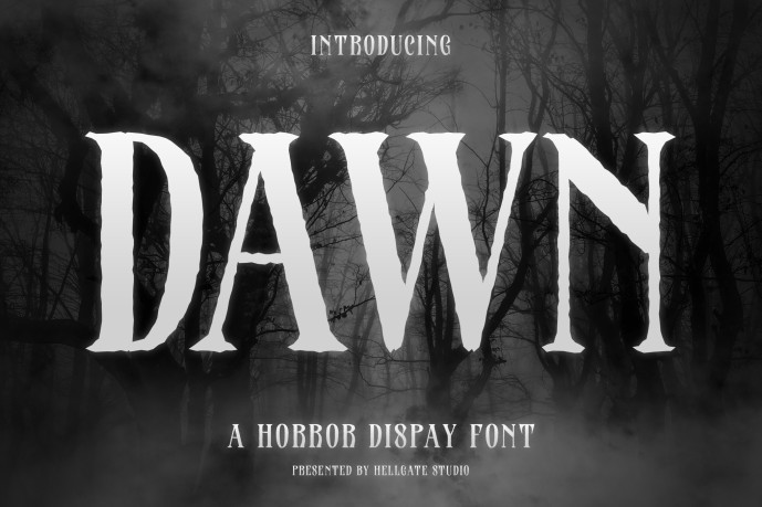 Dawn Horror Display Font - Free Font