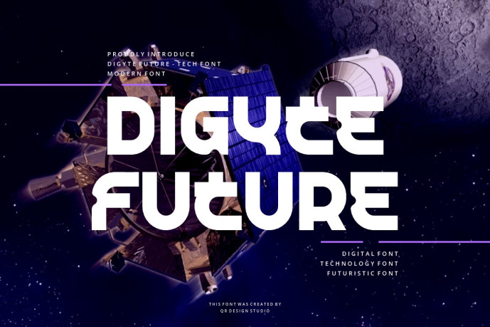 Digyte Future - Digital Space Font - Free Font
