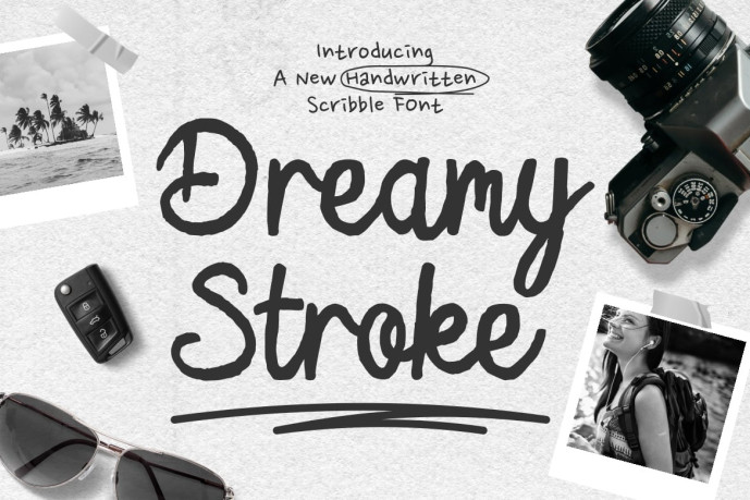 Dreamy Stroke Handwritten Font - Free Font