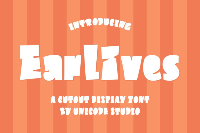 Earlives Display Font - Free Font