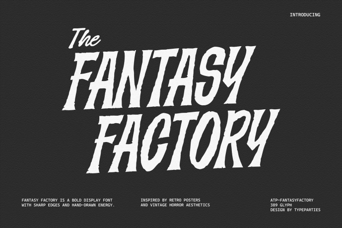 FantasyFactory Display Font - Free Font
