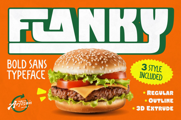 Flanky Sans Serif Font - Free Font