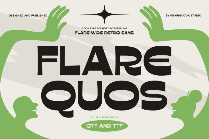 Flarequos Sans Serif Font - Free Font