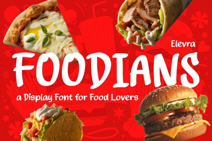 Foodians Food Display Font - Free Font