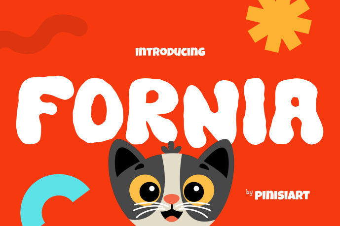 Fornia – Fun Rounded Font - Free Font
