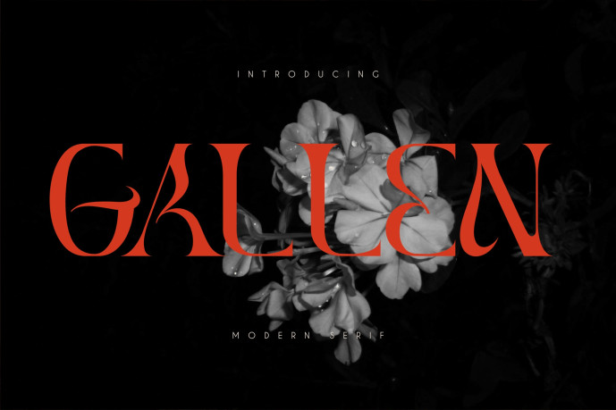 Gallen - Stylish Serif Font - Free Font