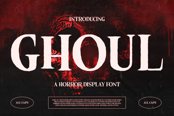 Ghoul Horror Display - Free Font