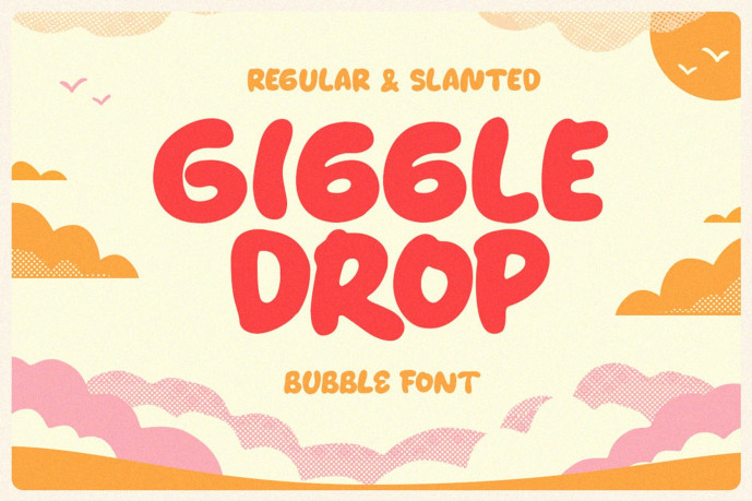 Giggle Drop Display Font - Free Font