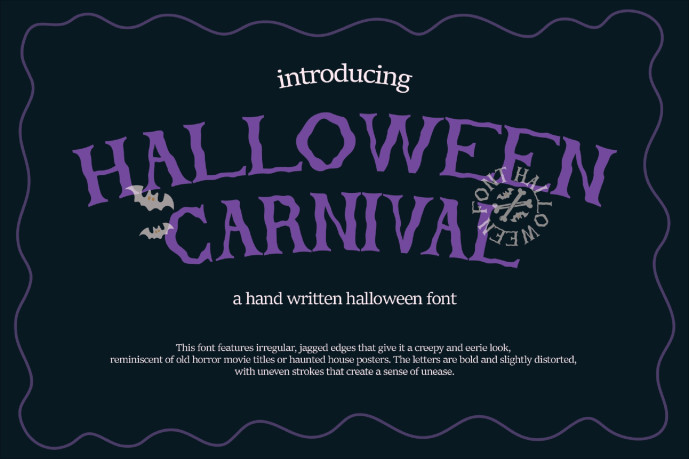 Halloween Carnival - Horror Font - Free Font