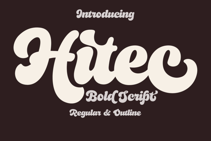 Hitec Script Font - Free Font