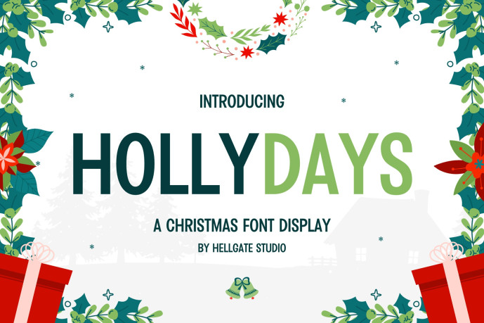 HollyDays Christmas Display Font - Free Font