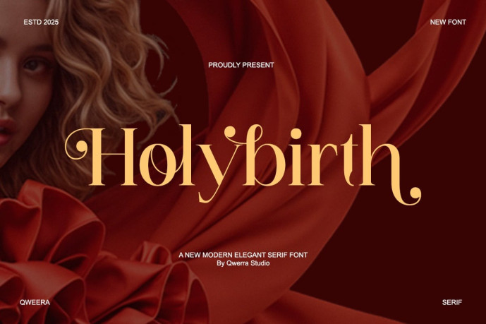 Holybirth Elegant Serif Font - Free Font