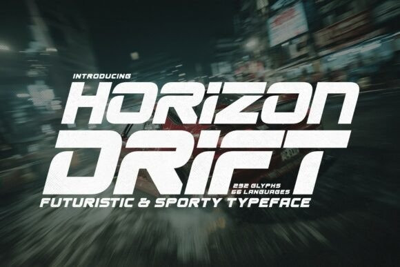Horizon Drift Display Font - Free Font