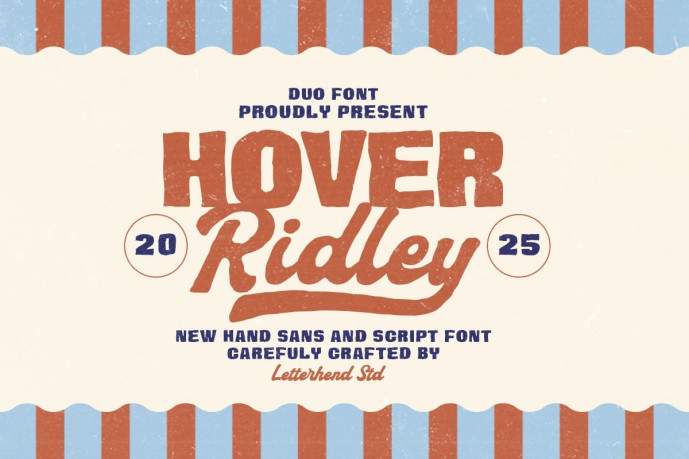 Hover Ridley Font - Free Font