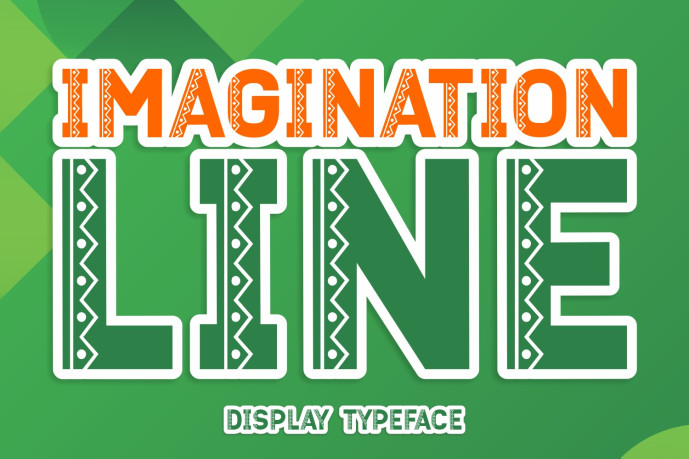 Imagination Line Font - Free Font