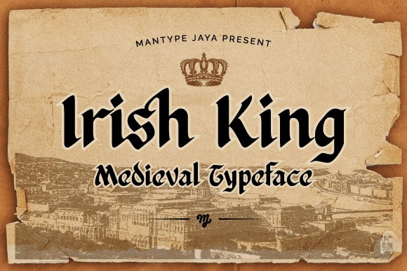 Irish King Display Font - Free Font