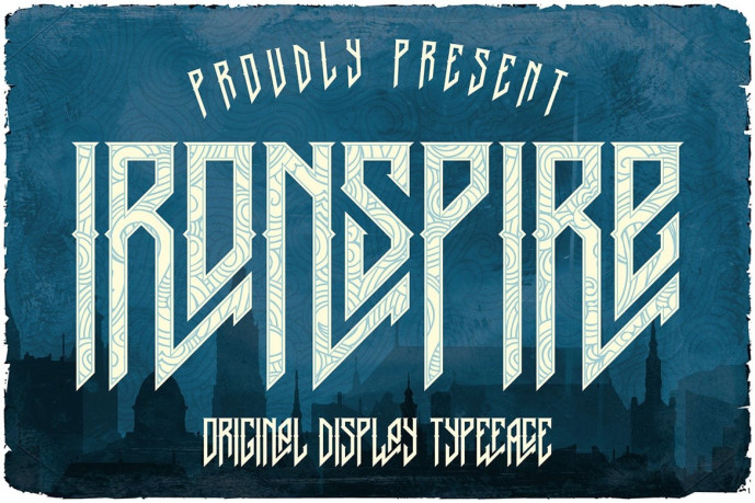Ironspire - Blackletter Layered Font - Free Font