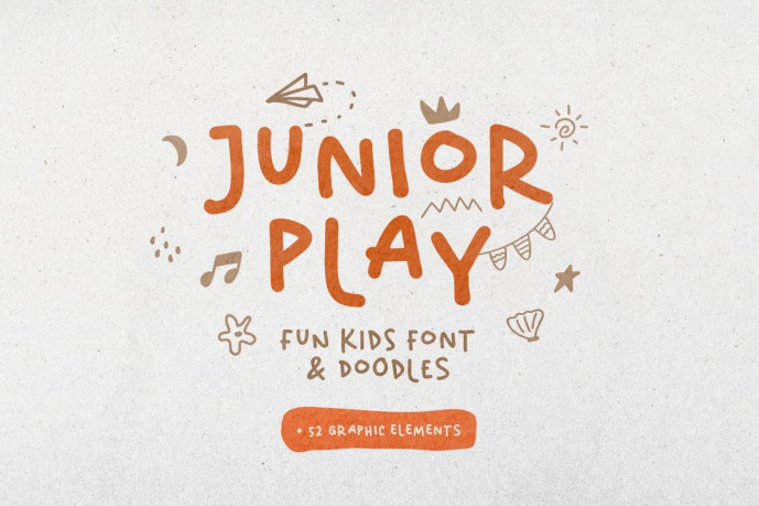 Junior Play - Fun Font - Free Font