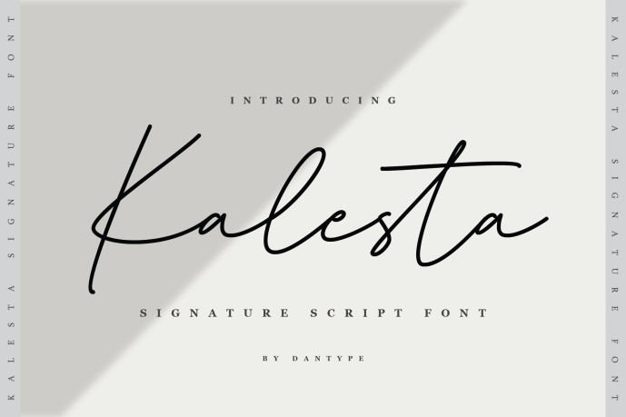 Kalesta – Modern Signature Font - Free Font
