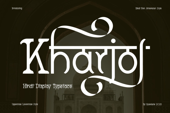 Kharjhol - Hindi Display Typeface - Free Font