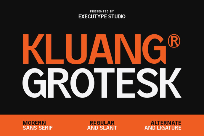 Kluang Grotesk - Sans Serif Font - Free Font