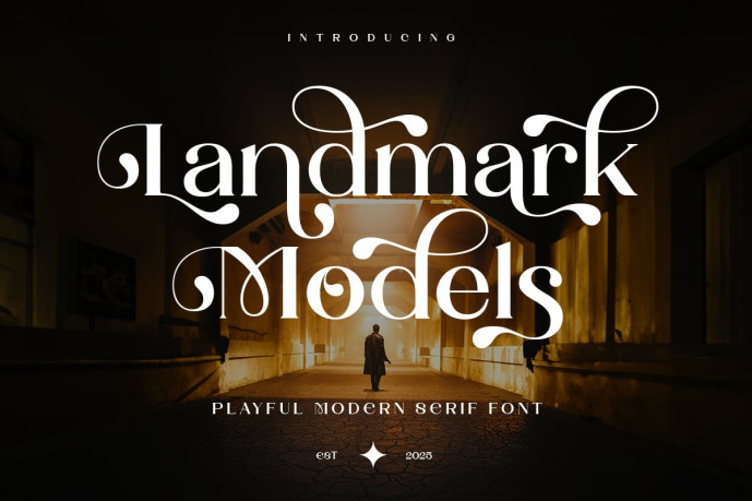 Landmark Models Modern Serif Font - Free Font
