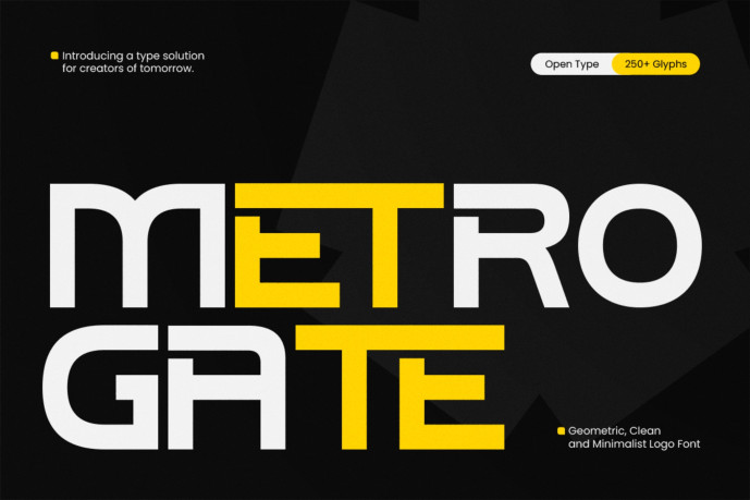 Metro Gate Logo Font - Free Font