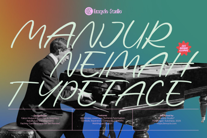 Manjur Neimah - Brush Font - Free Font