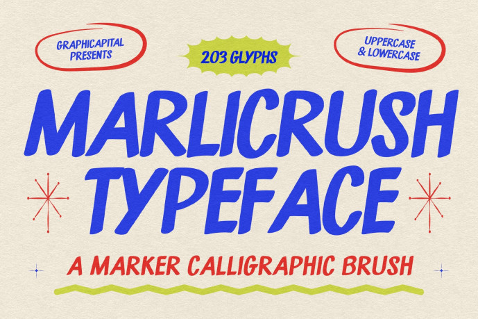 Marlicrush Typeface - Free Font