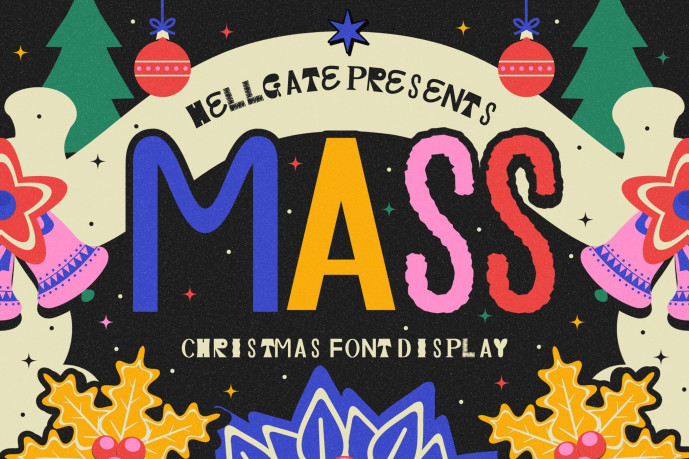 Mass Christmas Display Font - Free Font