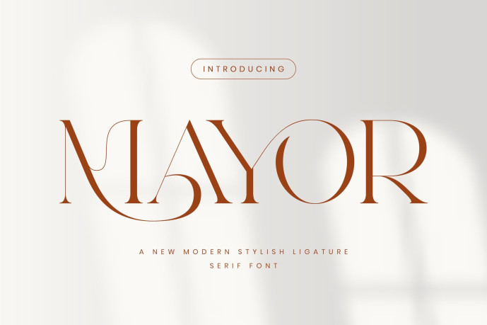 Mayor Stylish Serif Font - Free Font