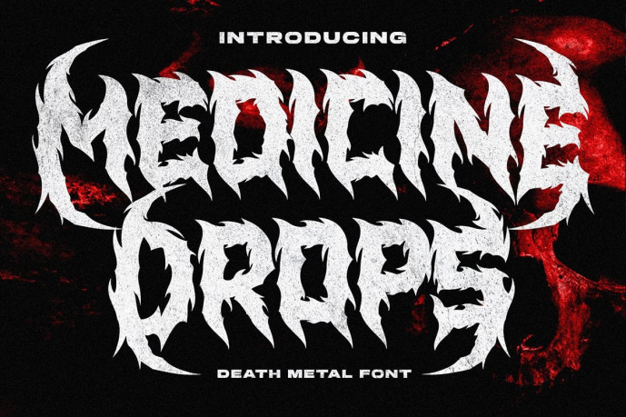 Medicine Drops Font - Free Font