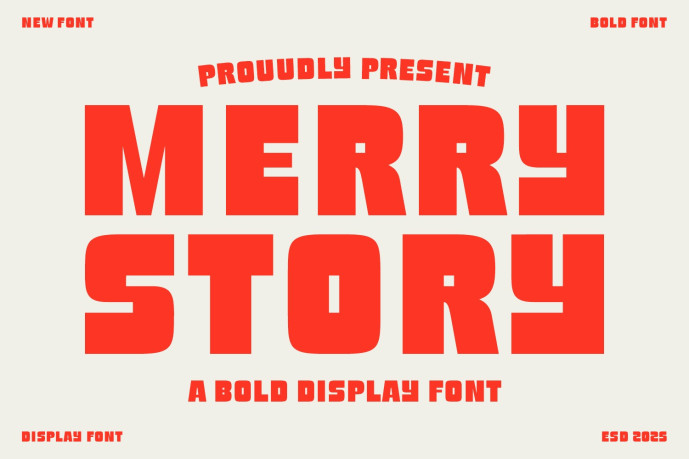 Merry Story Display Font - Free Font