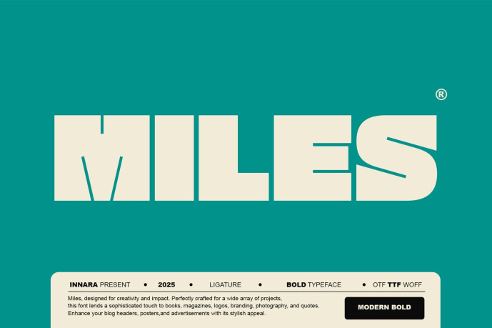 Miles Sans Serif Font - Free Font