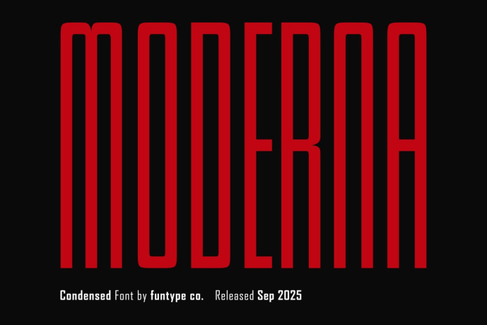 Moderna Sans Serif Font - Free Font