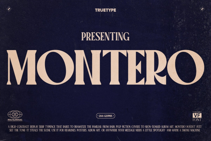 Montero Classic Horror Font - Free Font