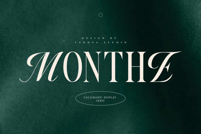 Monthe Display Serif Font - Free Font