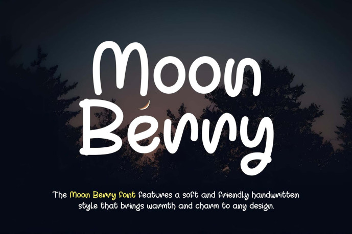 Moon Berry Script Font - Free Font
