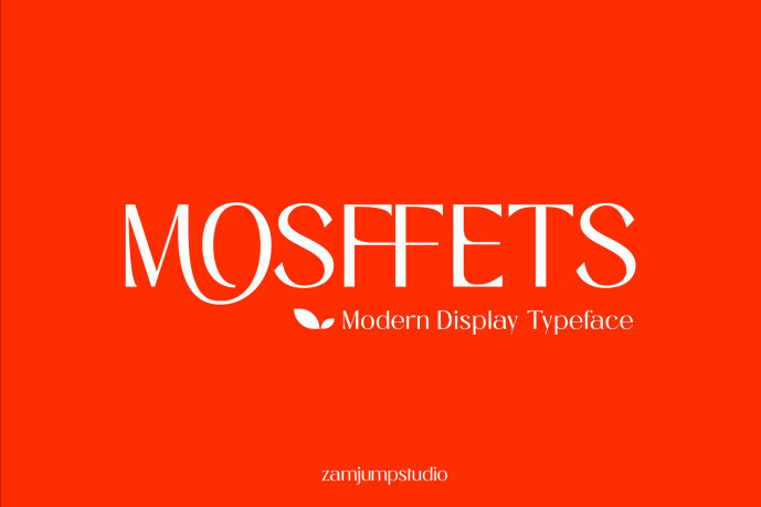 Mosffets - Modern Display Typeface - Free Font