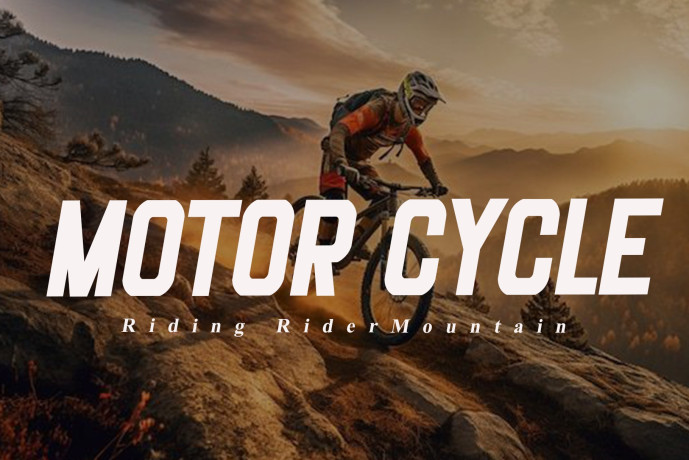 Motor Cycle Sans Serif Font - Free Font